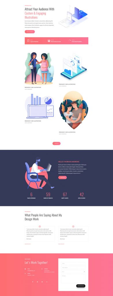 Get a FREE Graphic Illustrator Layout Pack for Divi