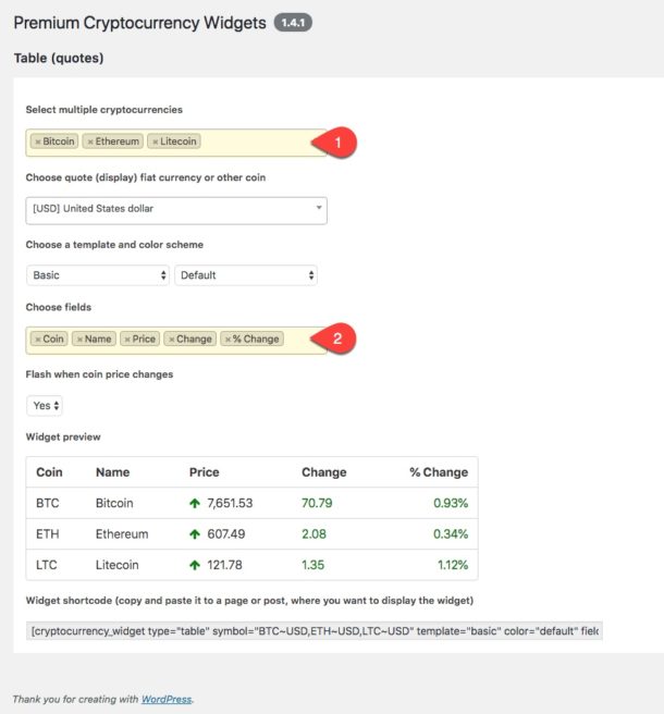 How to Display Real-Time Cryptocurrency Data on your Website