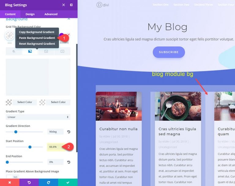 Upgrade Your Divi Blog Page with a Background Designed for the Grid Layout