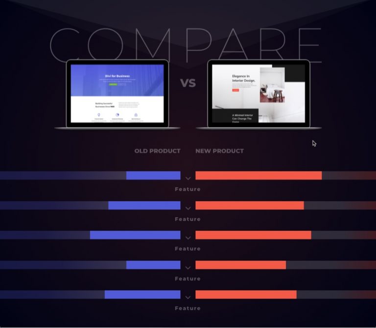 How to Design a Creative Product Comparison Chart with Divi