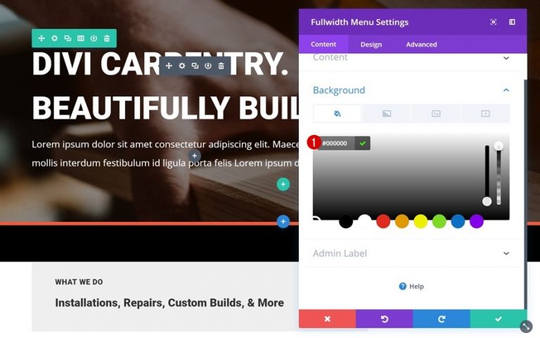 How to Replace the Primary Menu Bar with Divi's Fullwidth Menu Module