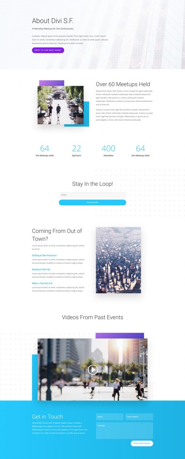 Get a FREE Meetup Layout Pack for Divi - Ask the Egghead, Inc.