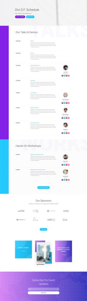 Get a FREE Meetup Layout Pack for Divi - Ask the Egghead, Inc.