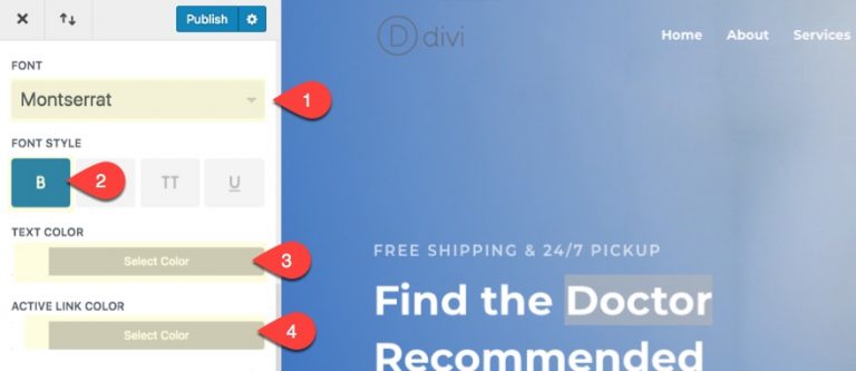 How to Frame Your Navigation Menu with Section Dividers