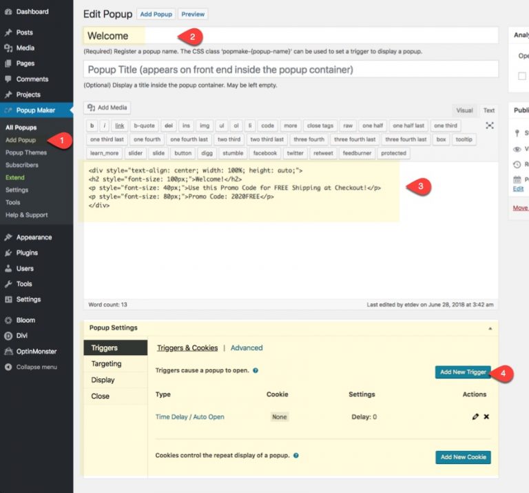 Creating Custom Welcome Messages and Opt-Ins for Your Visitors
