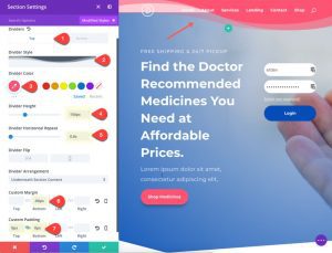 How to Frame Your Navigation Menu with Section Dividers