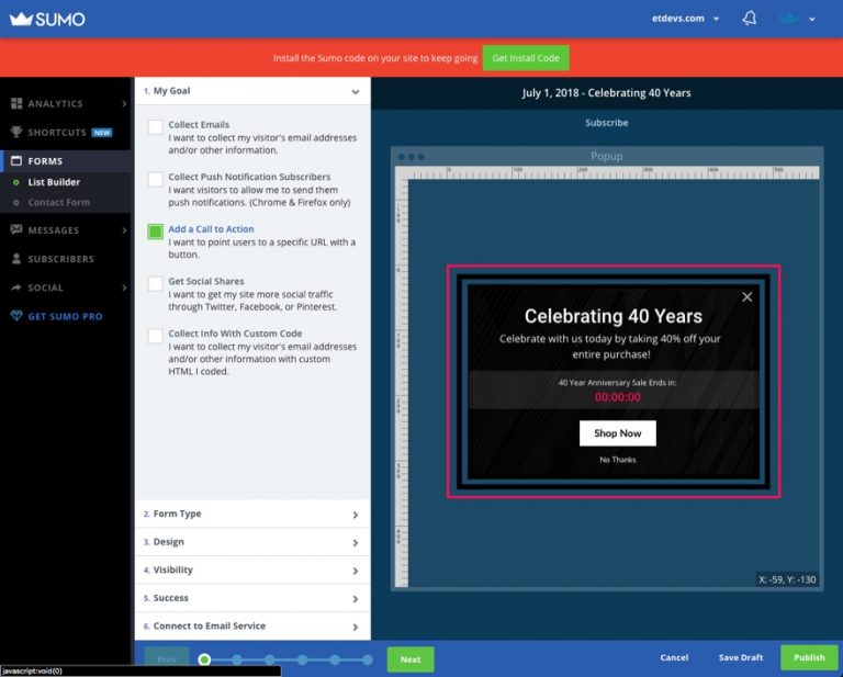 Creating Custom Welcome Messages and Opt-Ins for Your Visitors