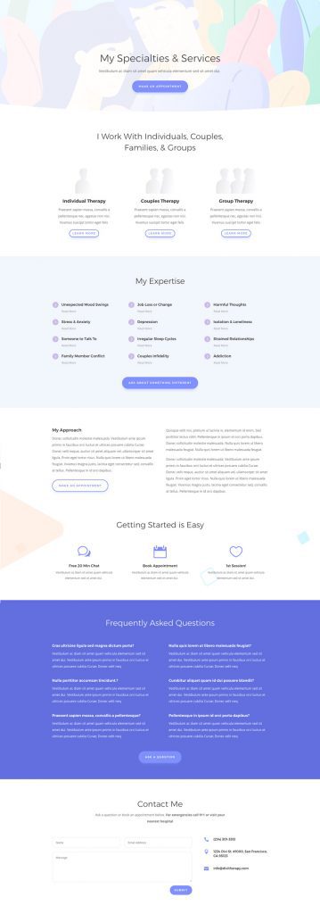 Get a FREE Therapist Layout Pack for Divi - Ask the Egghead, Inc.