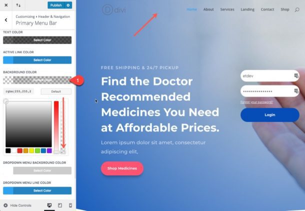 How to Frame Your Navigation Menu with Section Dividers
