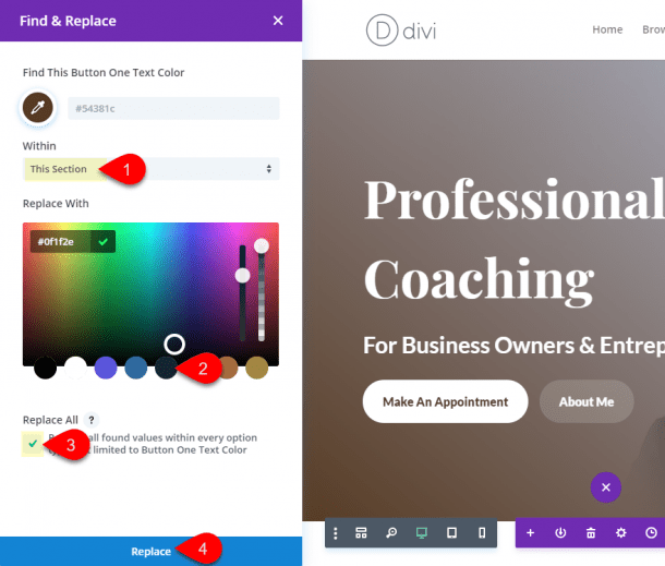 How To Use Divi To Create Different Color Scheme Mockups Of Your Pages