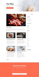 Get a FREE Food Catering Layout Pack for Divi