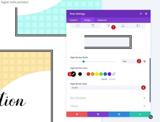 How to Horizontally Overlap Row Borders with Divi