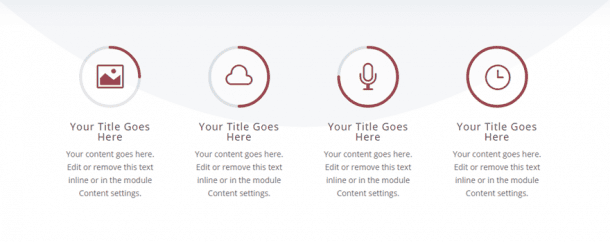 Design a Unique Feature Section in Divi with Icons Animated by Circle Counters - Ask the Egghead ...