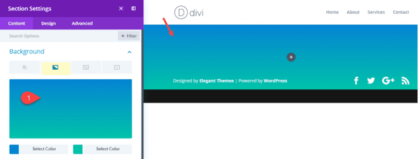 Divi’s Bottom Footer Bar: How to Add Creative Background Designs
