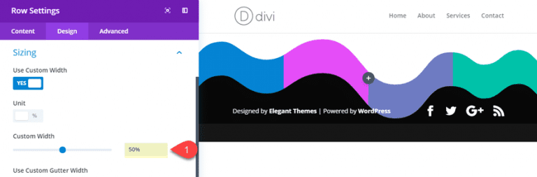 How to Add Creative Background Designs to Divi's Bottom Footer Bar