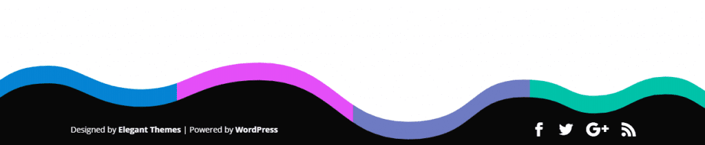 Divi’s Bottom Footer Bar: How to Add Creative Background Designs