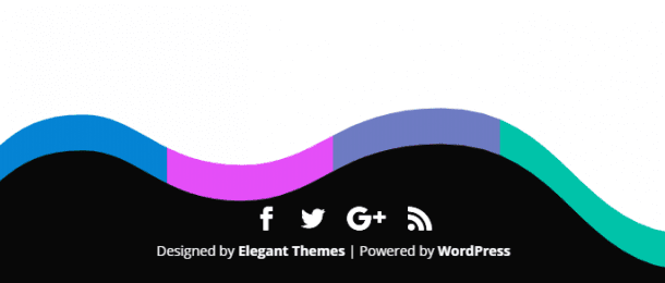Divi’s Bottom Footer Bar: How to Add Creative Background Designs