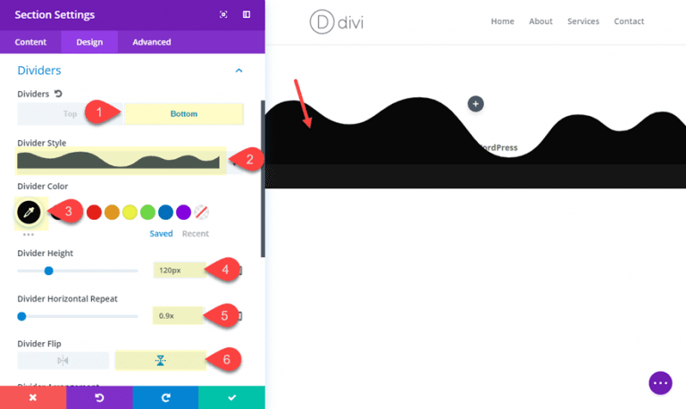 How to Add Creative Background Designs to Divi's Bottom Footer Bar
