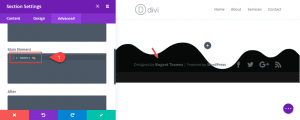 How to Add Creative Background Designs to Divi's Bottom Footer Bar