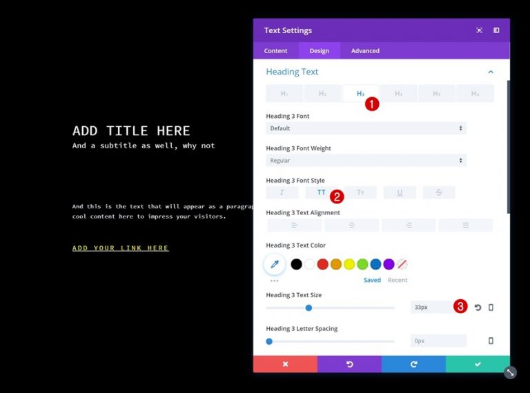 Using Divi's Text Module to Create Block Elements in Your Divi Page Design