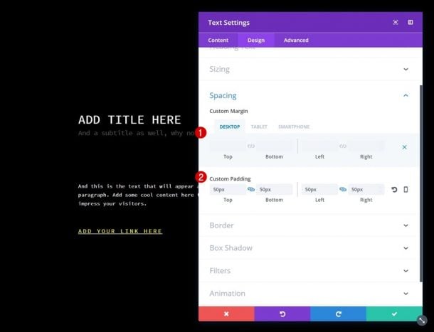 Using Divis Text Module To Create Block Elements In Your Divi Page Design