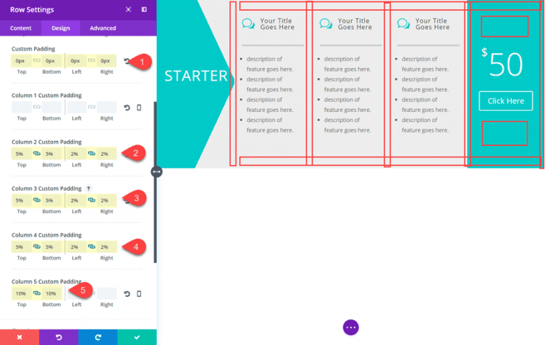 How to Create Horizontal Pricing Tables with Divi