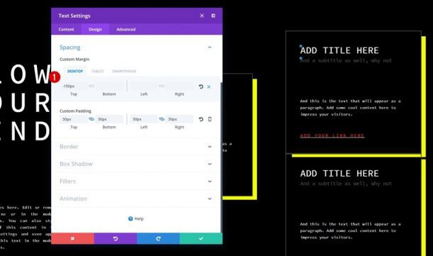Using Divi's Text Module to Create Block Elements in Your Divi Page Design