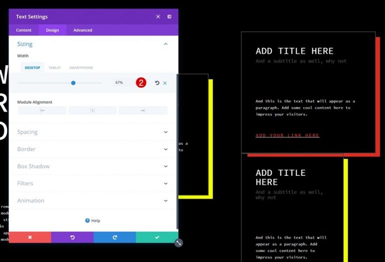 Using Divi's Text Module to Create Block Elements in Your Divi Page Design