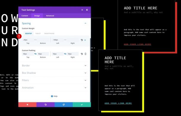 Using Divis Text Module To Create Block Elements In Your Divi Page Design
