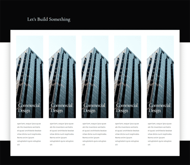 How to Design a Responsive Five Column "Showcase" Layout with Divi
