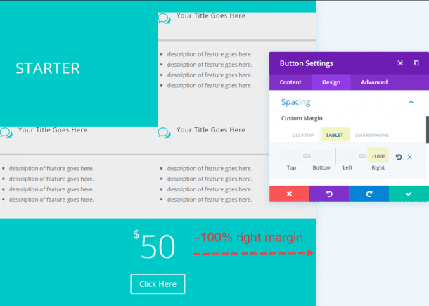 How to Create Horizontal Pricing Tables with Divi