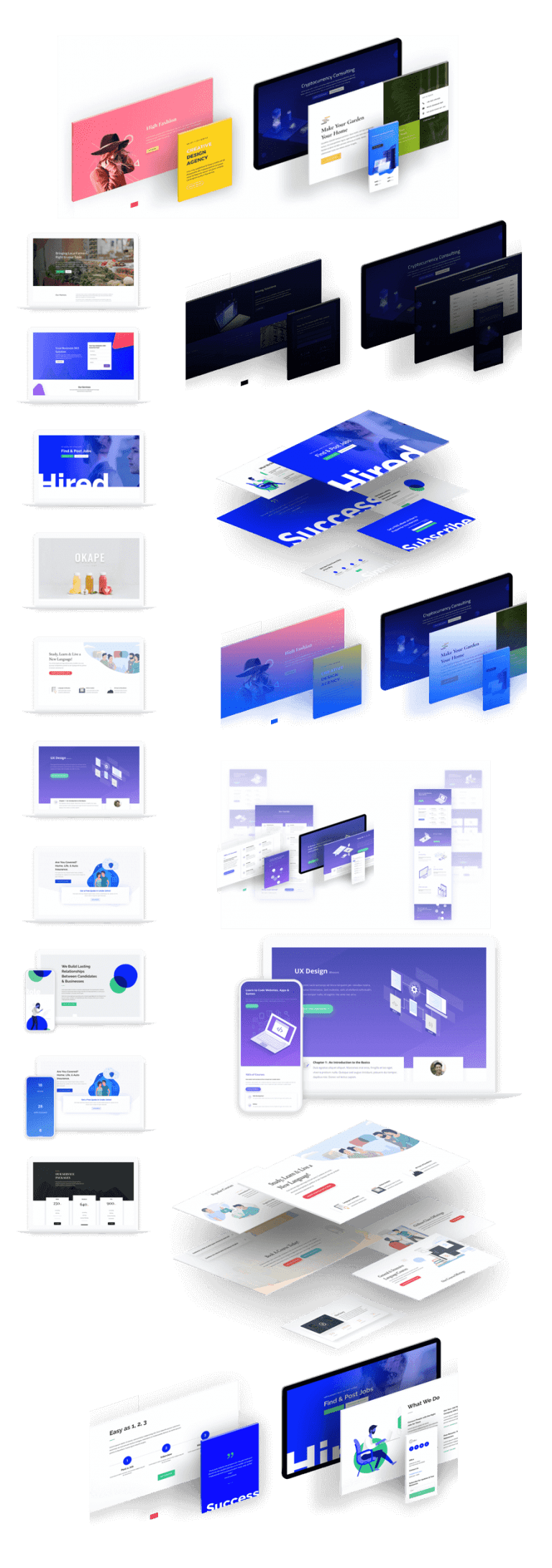 Get a FREE Web Freelancer Layout Pack for Divi