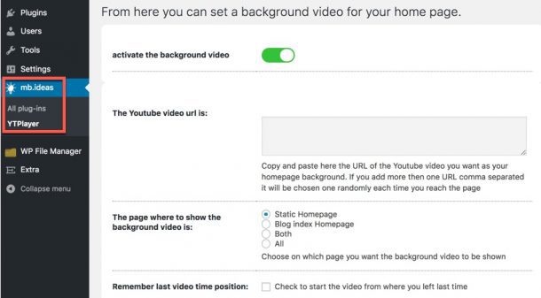 How to Add a YouTube Video Background to a WordPress Site