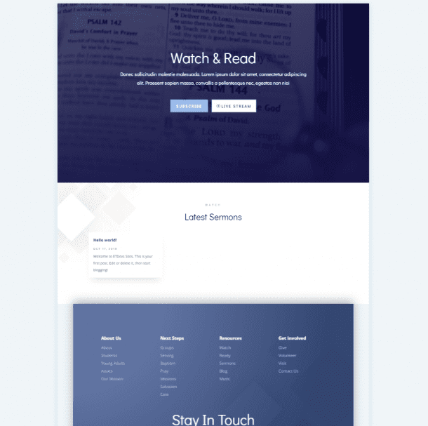 How to Build a Sermon Layout using Custom Fields and Dynamic Content in ...