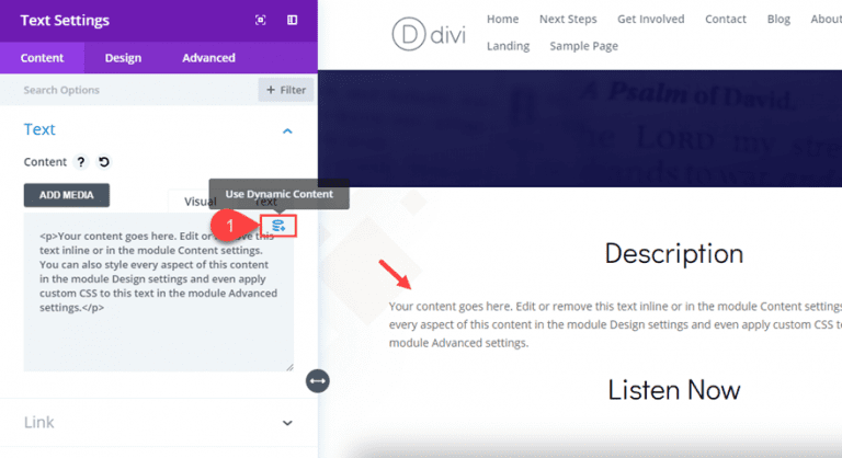 How to Build a Sermon Layout using Custom Fields and Dynamic Content in Divi