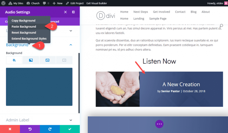 How to Build a Sermon Layout using Custom Fields and Dynamic Content in Divi