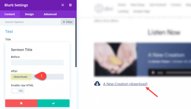 How to Build a Sermon Layout using Custom Fields and Dynamic Content in Divi