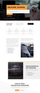 Get a FREE Driving School Layout Pack for Divi