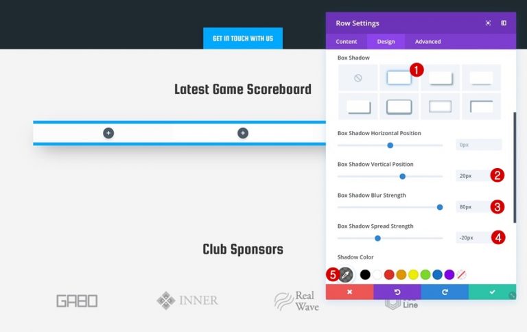 How to Create a Game Scoreboard with Divi's Soccer Club Layout Pack
