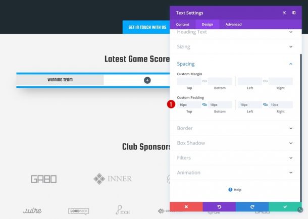 How to Create a Game Scoreboard with Divi's Soccer Club Layout Pack