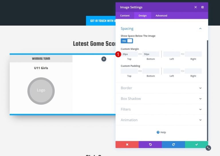 How to Create a Game Scoreboard with Divi's Soccer Club Layout Pack