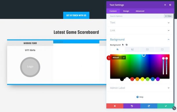How to Create a Game Scoreboard with Divi's Soccer Club Layout Pack