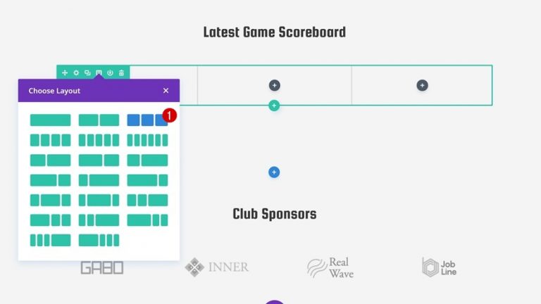 How to Create a Game Scoreboard with Divi's Soccer Club Layout Pack