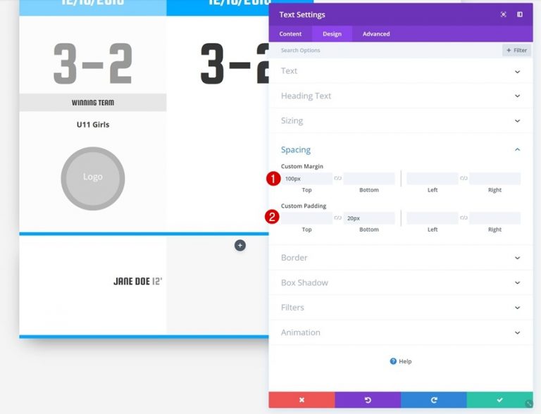 How to Create a Game Scoreboard with Divi’s Soccer Club Layout Pack ...