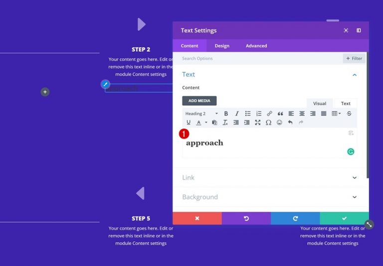 Creating an "Our Process" Section with Divi's New Column Structures