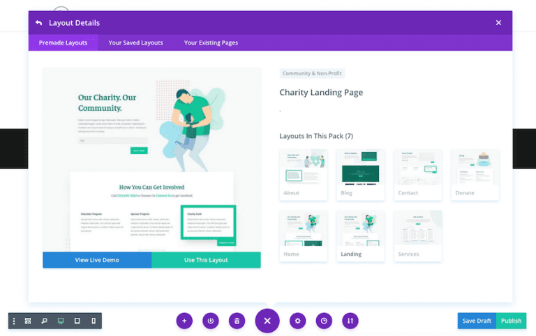 Get a FREE Charity Layout Pack for Divi - Ask the Egghead, Inc.