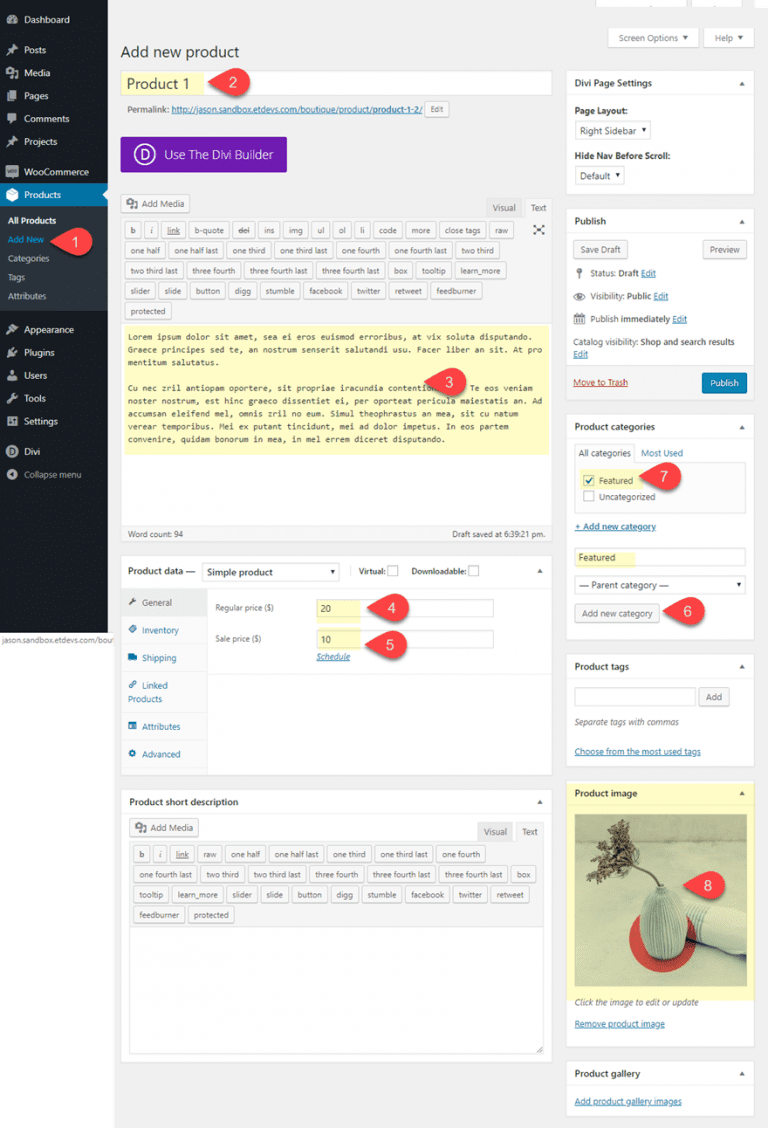 How to Design a Unique Featured Products Section with Divi & Our ...