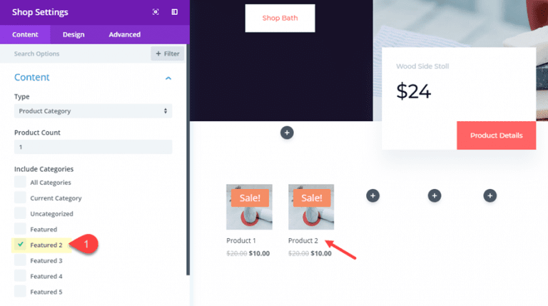 How to Design a Unique Featured Products Section with Divi & Our ...