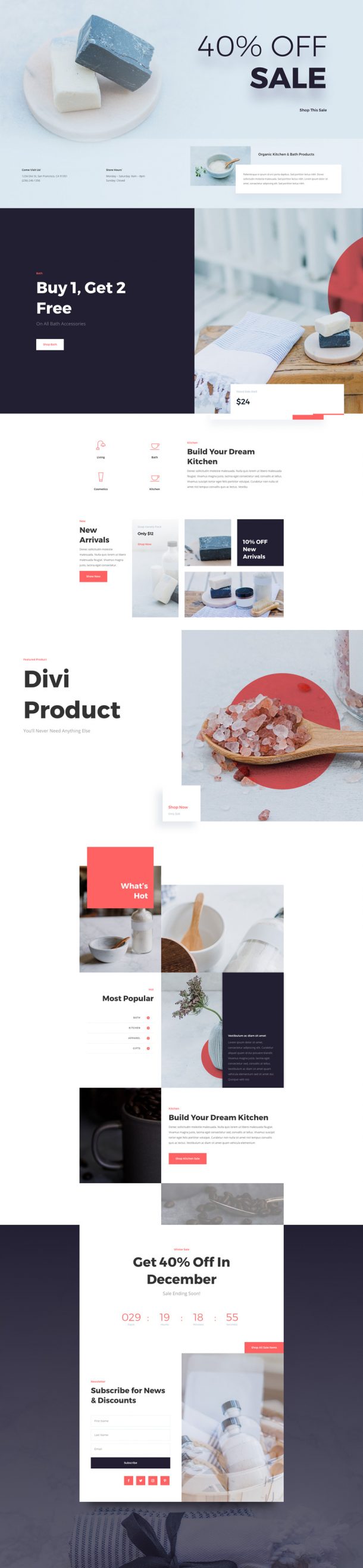 How to Design a Unique Featured Products Section with Divi & Our ...