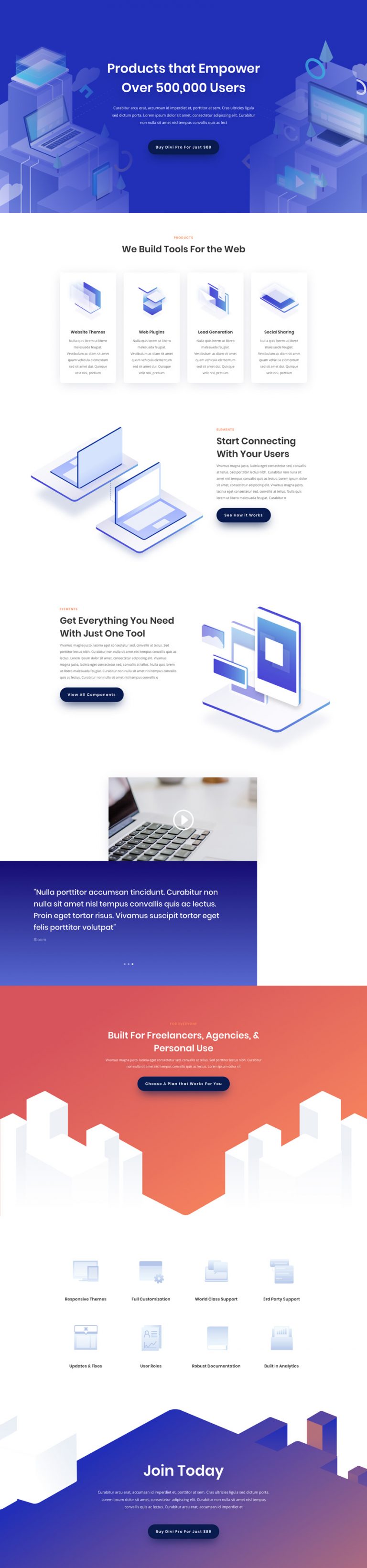 Get a FREE Digital Product Layout Pack for Divi